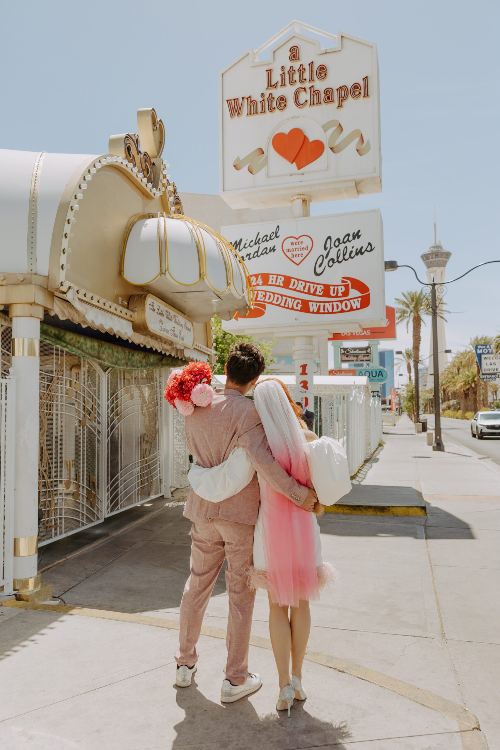 Pink & Neon Vow Renewal In Las Vegas | Parallel33 Photography