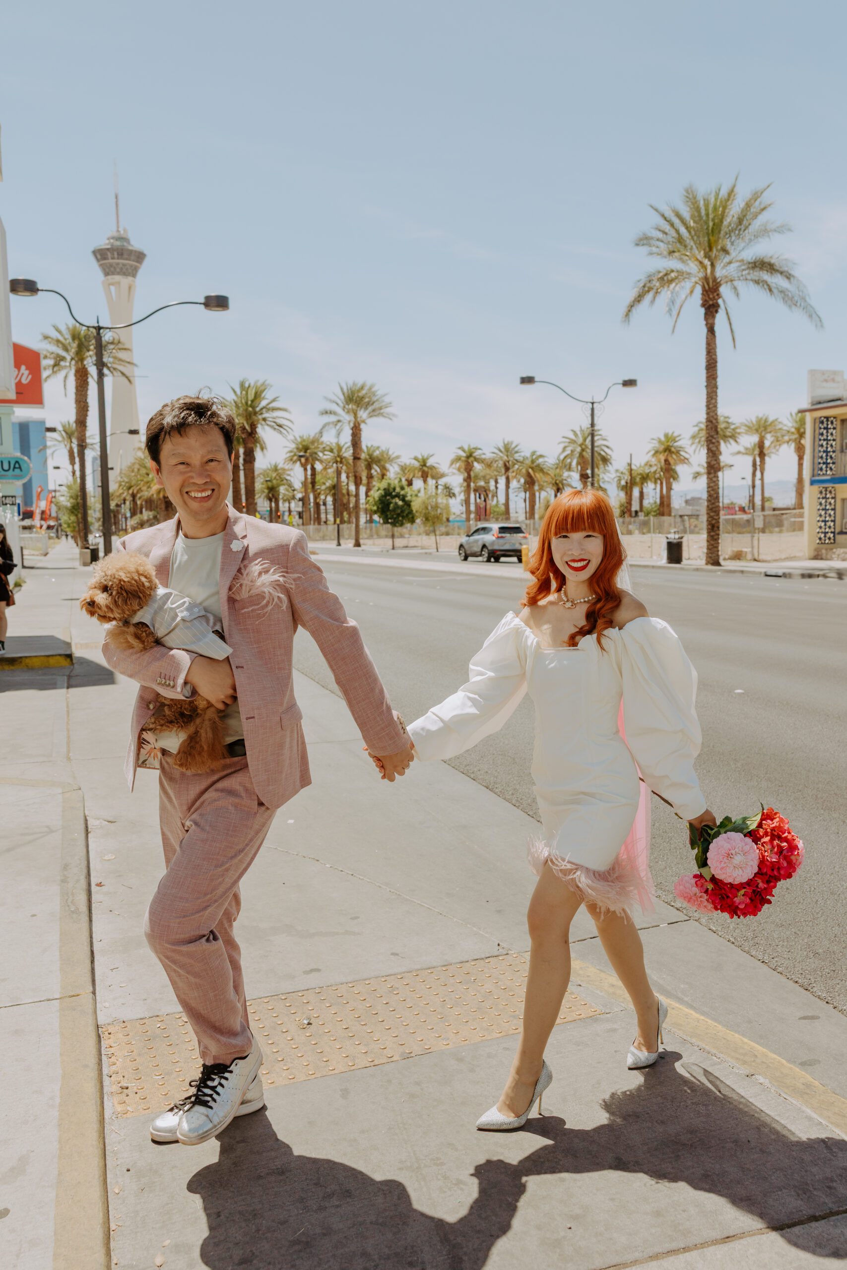 Pink & Neon Vow Renewal In Las Vegas | Parallel33 Photography