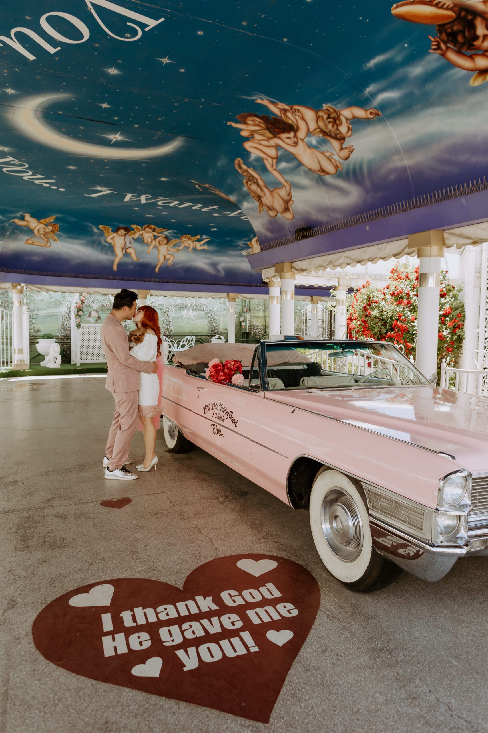 Pink & Neon Vow Renewal In Las Vegas | Parallel33 Photography