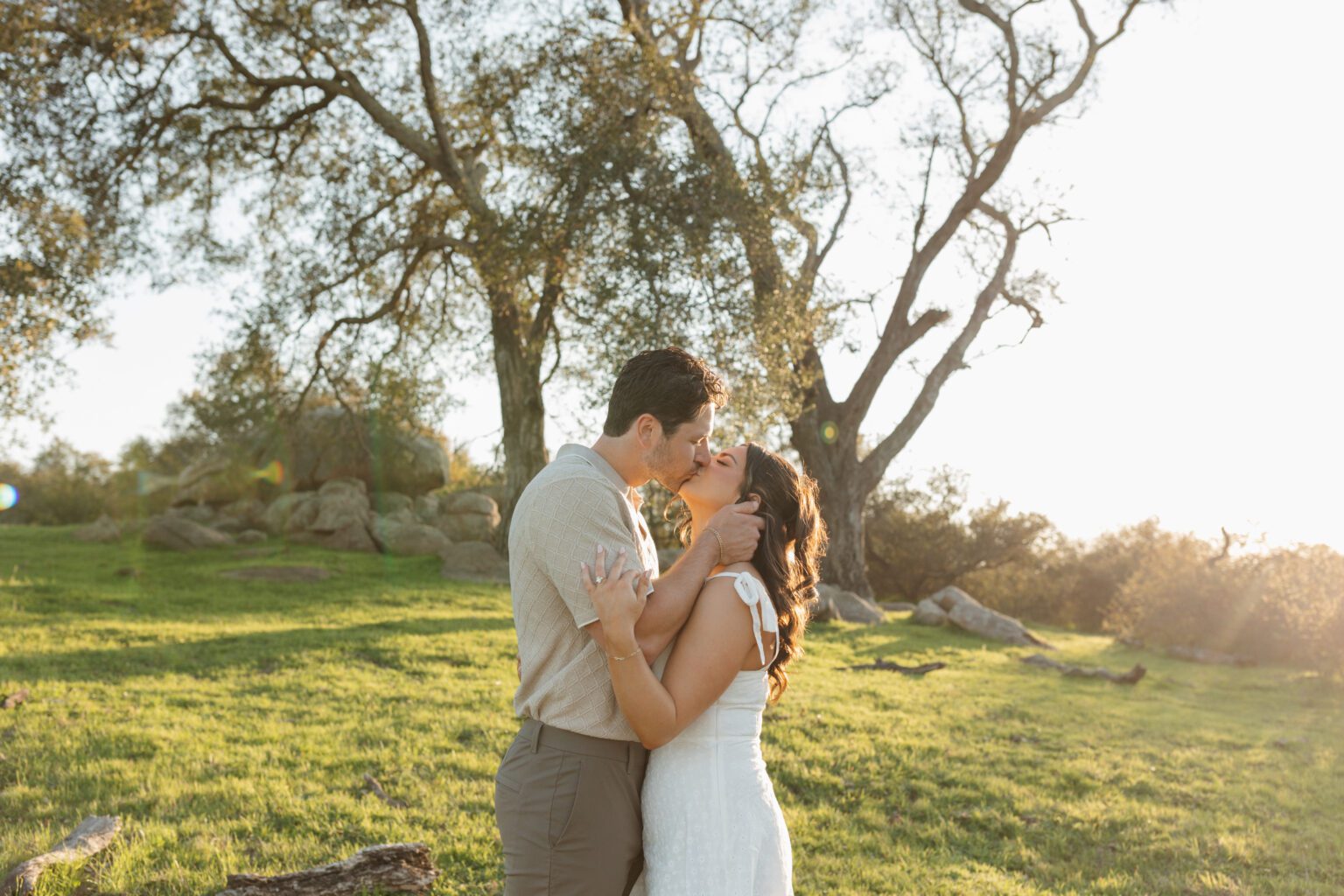 Champagne, Cows & Golden Hour – A Ramona Engagement Session ...